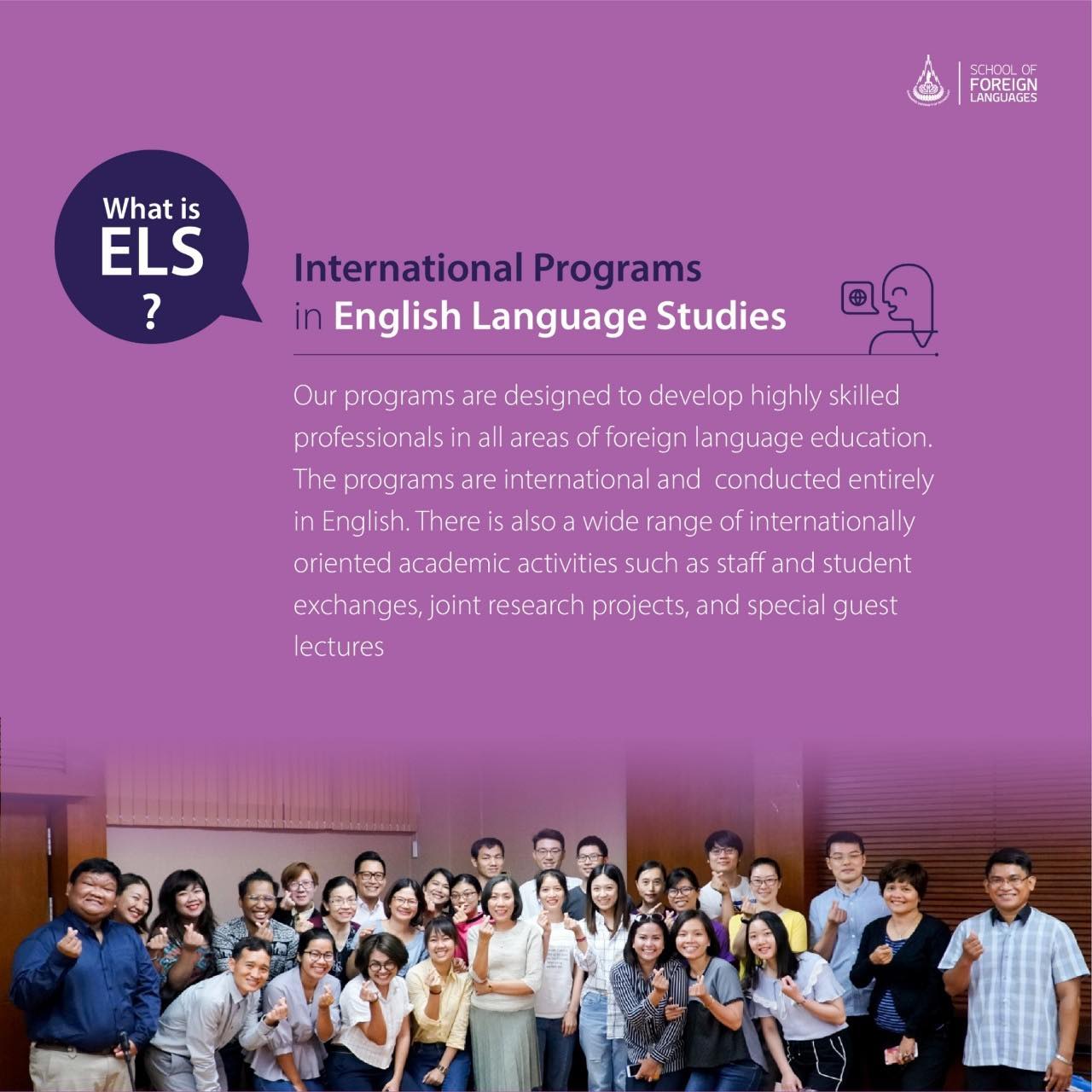 Institute of Social Technology, ELS Program – SUT International Admissions